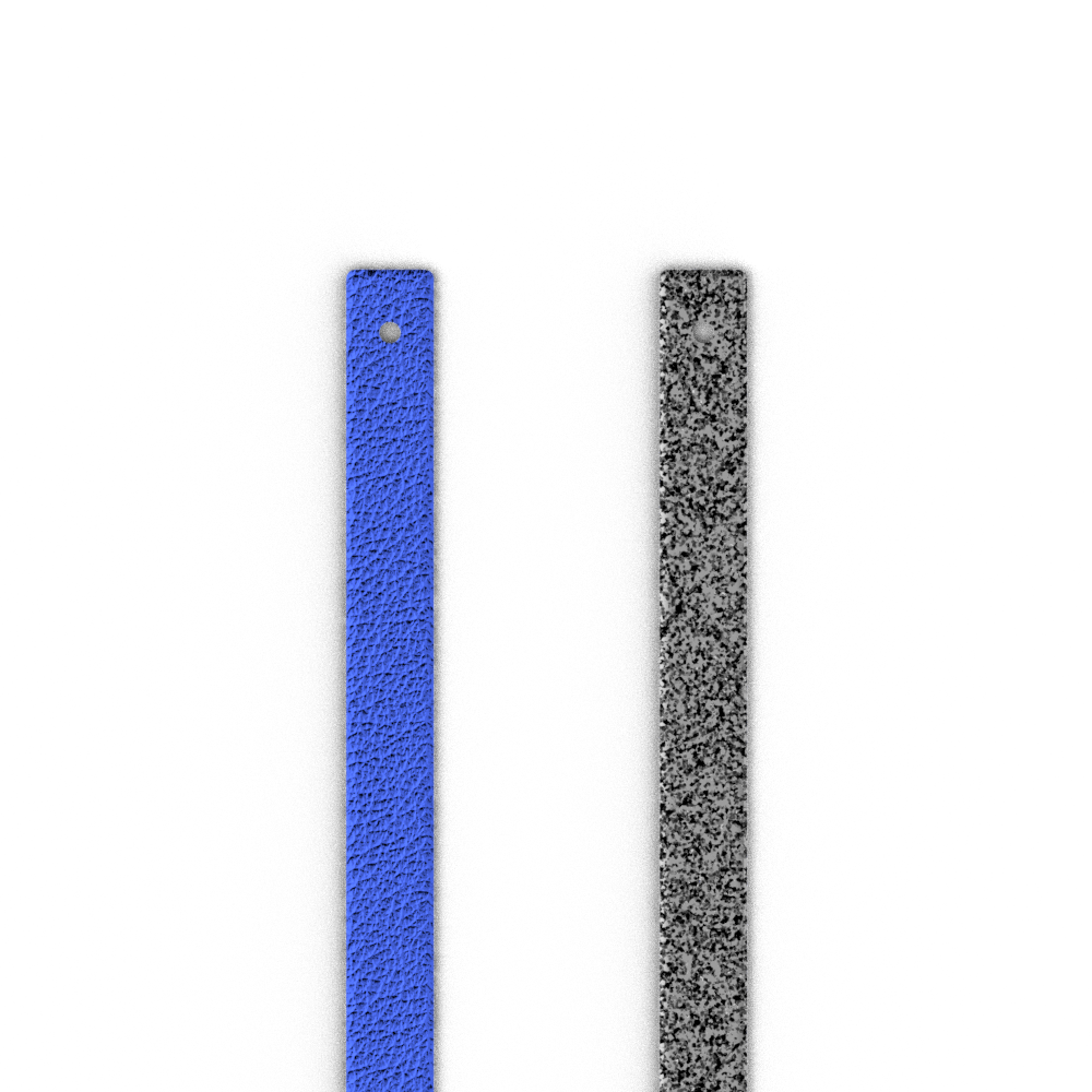 Leather insert - Bracelets, Ara Blue / Metallic Glitter | Les Georgettes