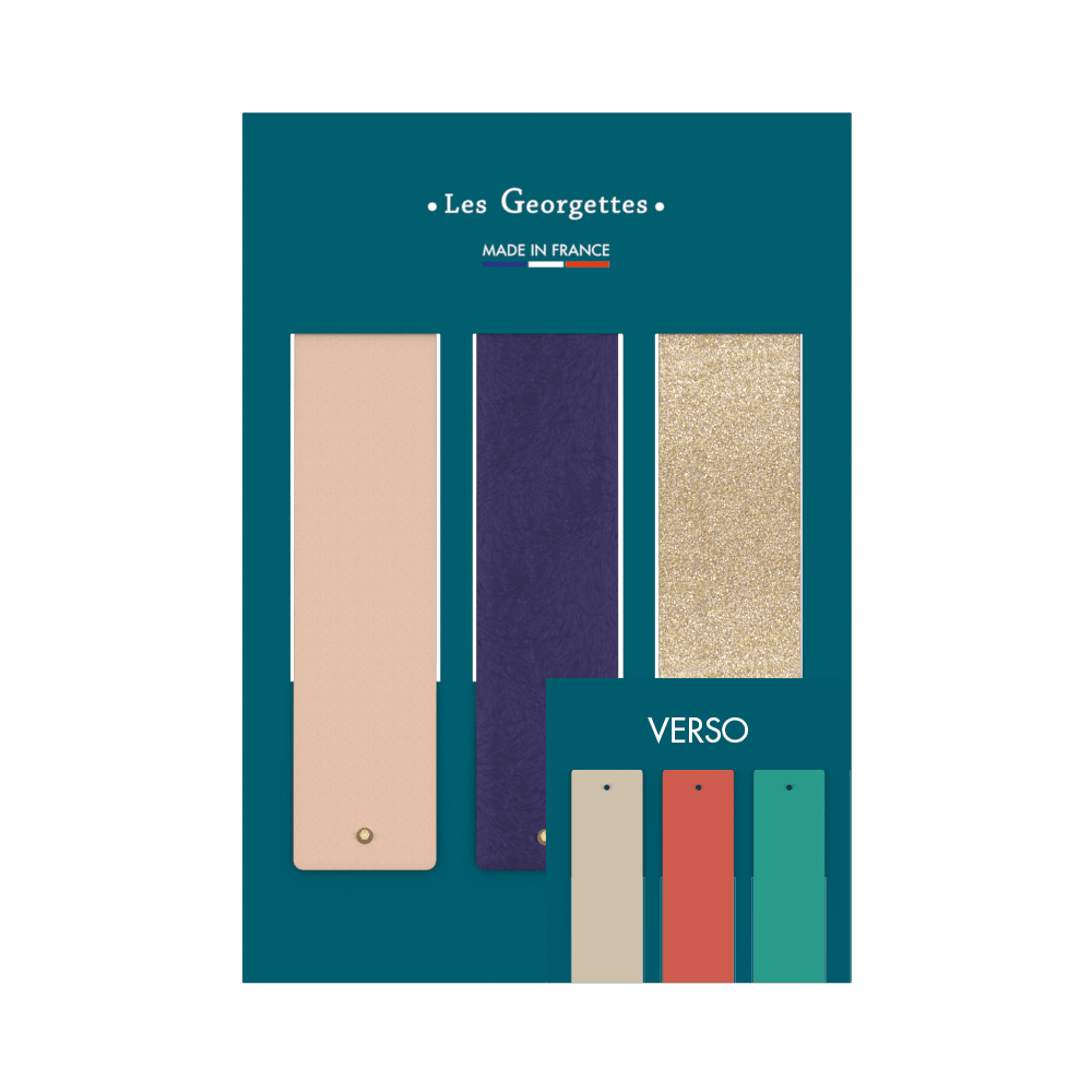 The Iconic Palette, 25mm leather inserts | Les Georgettes