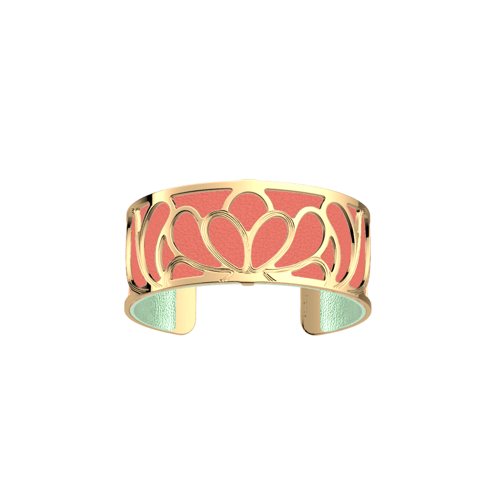 Flora bracelet, Bouquet / Metallic Aquamarine reversible insert | Les ...